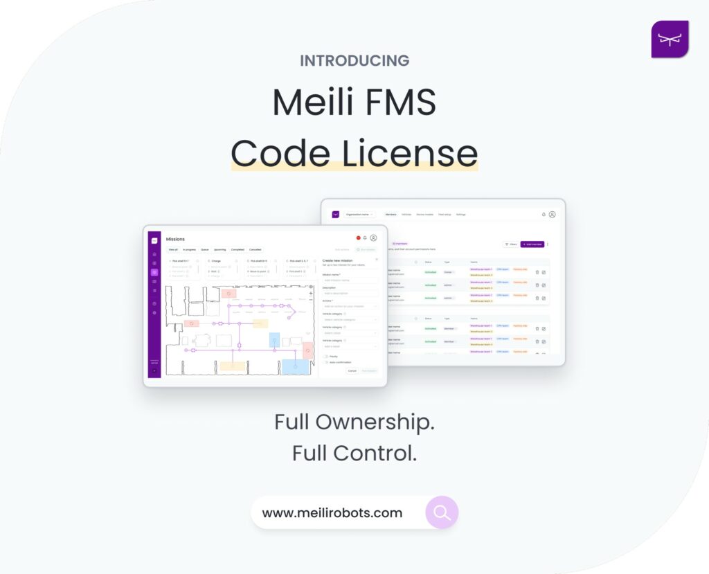 Meili Robots Launches Code License For Its Universal Fleet Management ...